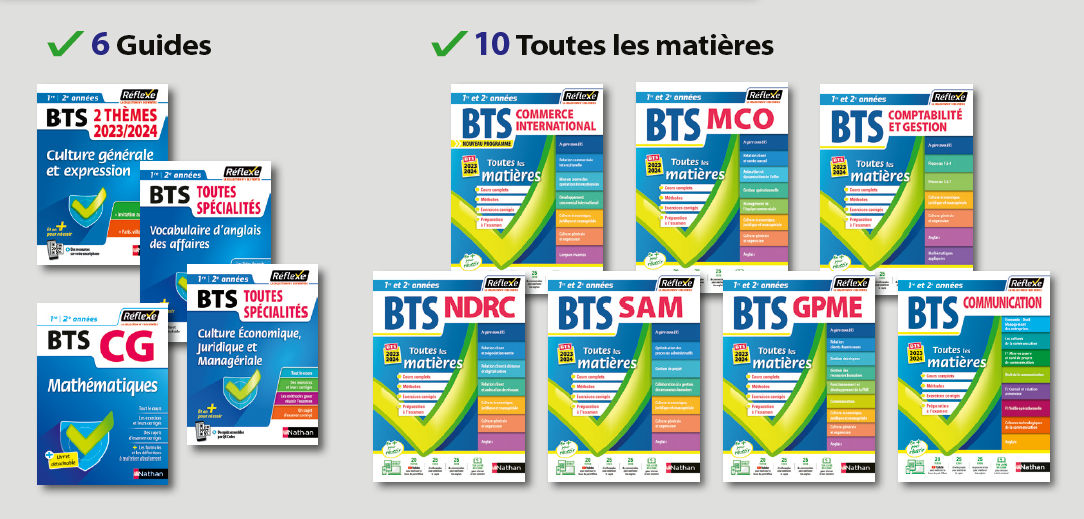 Réflexe - Bac Techno, CAP, Bac Pro, BTS | Nathan